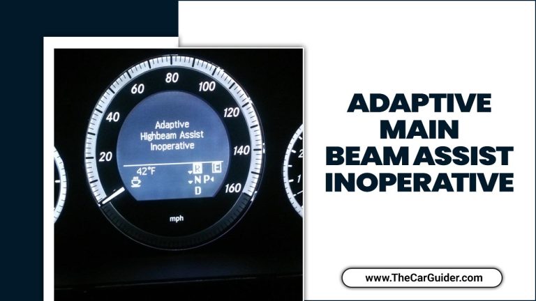 5 Tricks On Adaptive Main Beam Assist Inoperative Addressing