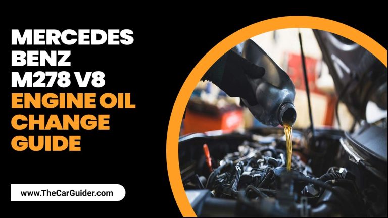 Mercedes-Benz M278 V8 Engine Oil Change In 8-Steps