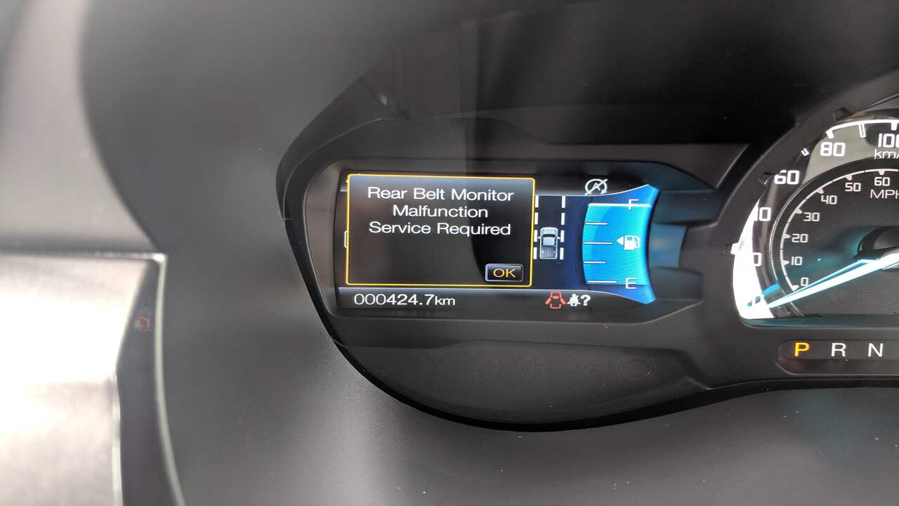 Rear Belt Monitor Fault On Ford - Quick Fix For Fault