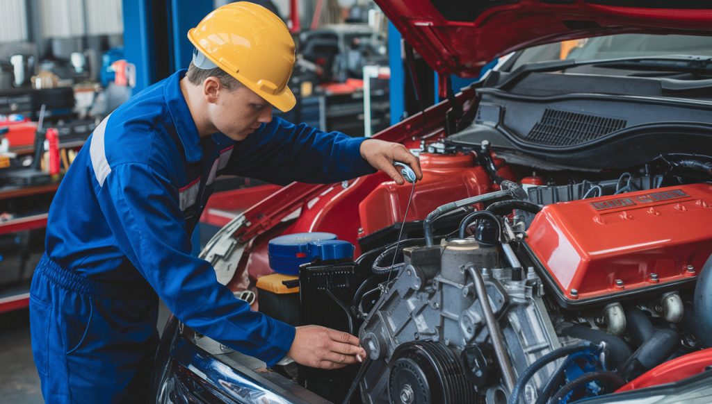 Mercedes Benz GLK Class Diesel Check Engine Oil Level