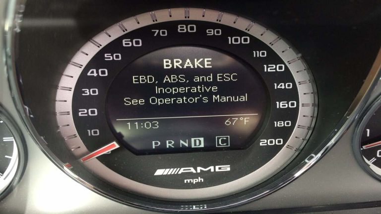 5 Causes Of Mercedes-Benz SOS Inoperative Warning