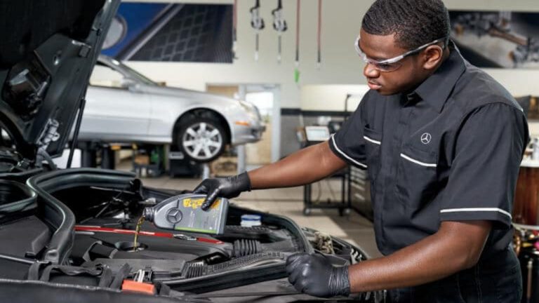 What Entails In Mercedes B2 Service Notification?