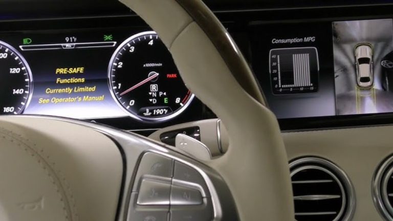 Mercedes Pre Safe Functions Limited On Dashboard? Caution!