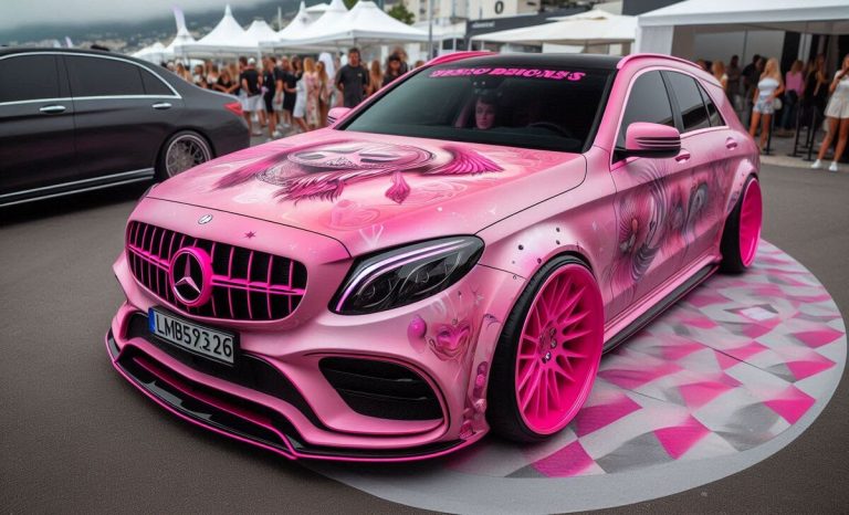 How Much Is A Pink Mercedes-Benz? Any Guess?