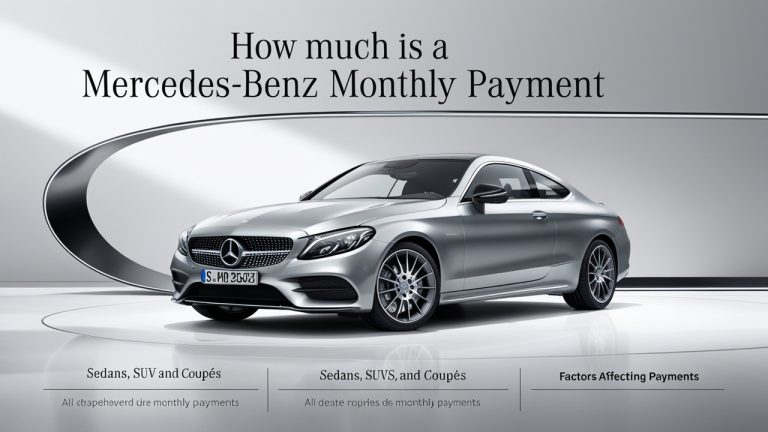 How Much Is A Mercedes-Benz Monthly Payment ? Should Know
