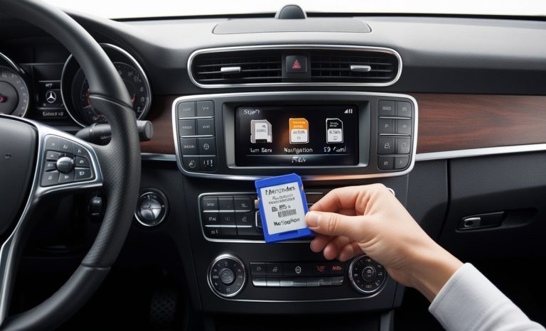 How To Install A Mercedes-Benz Navigation SD Card- 7 Steps
