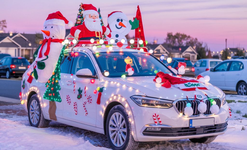 Christmas Car Refrigerator Decorations: Festive Ideas