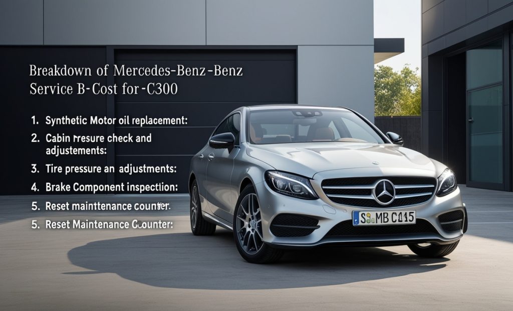 How Much Is Mercedes Benz Service B Cost C300? Detailed Look