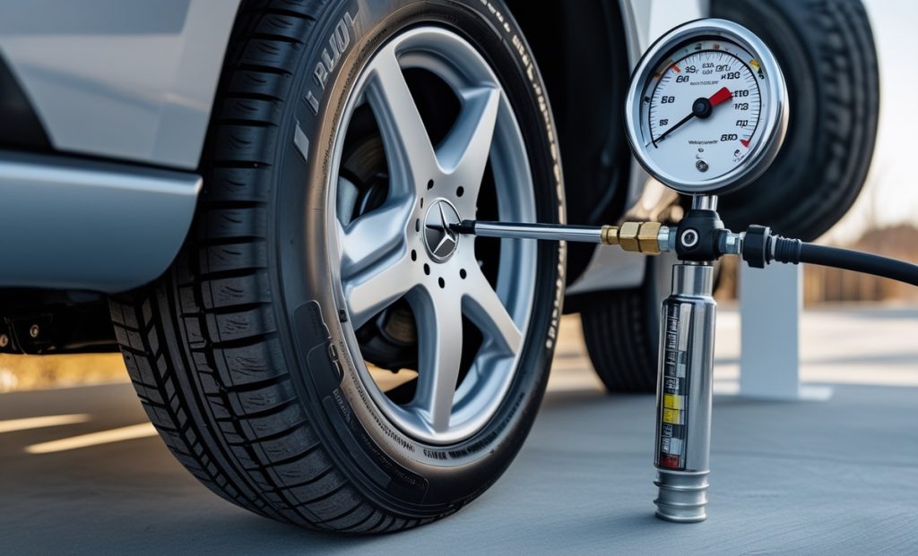 Mercedes C300 Tyre Pressure
