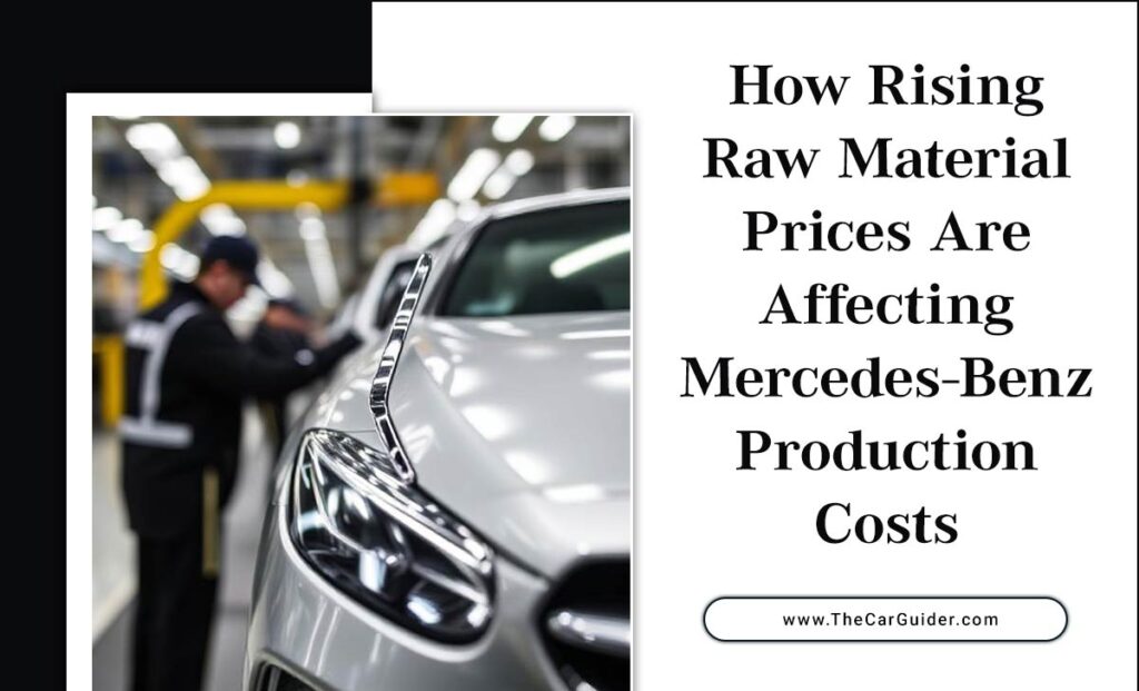 Mercedes-Benz Faces Rising Production Costs Amid Raw Material Hikes