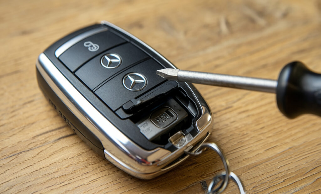 How To Change The Battery In A Mercedes Key Fob