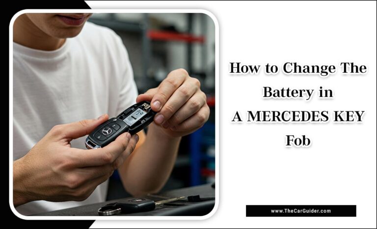 How To Change The Battery In A Mercedes Key Fob