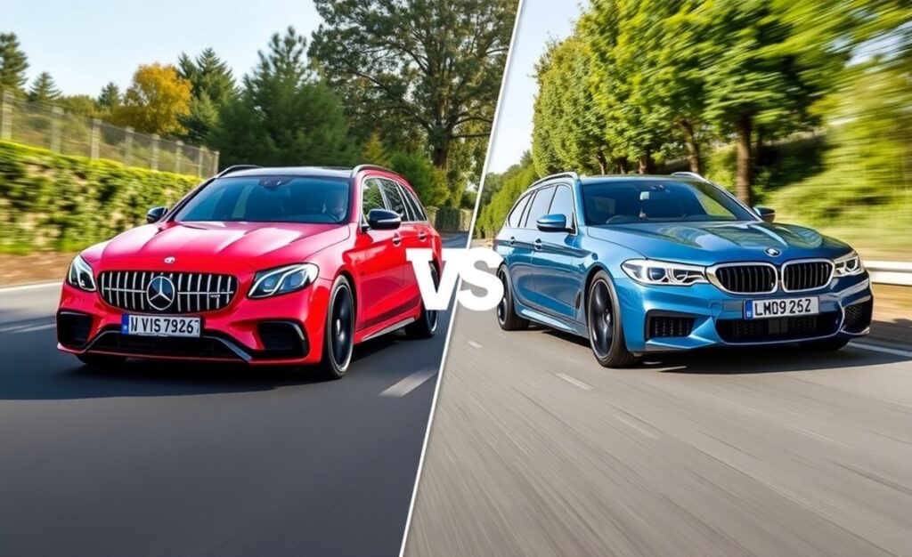 Mercedes E63 Amg Vs Bmw M5 Wagon Comparison